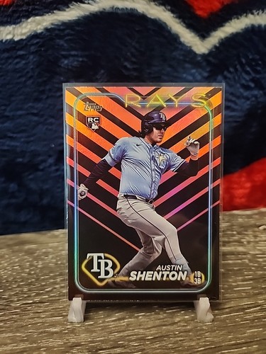 2024 Topps Update Austin Shenton Rookie Retail Blaster Holiday Foil # ...
