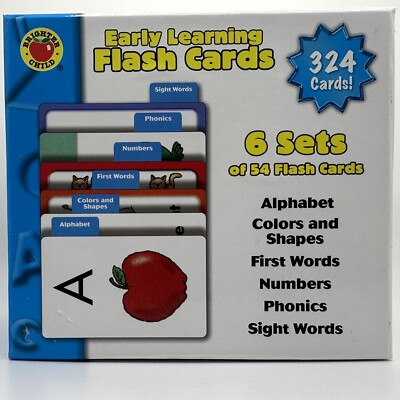 Preschool To 2nd Grade Flash Cards Alphabet Colors Shapes Words Numbers ...