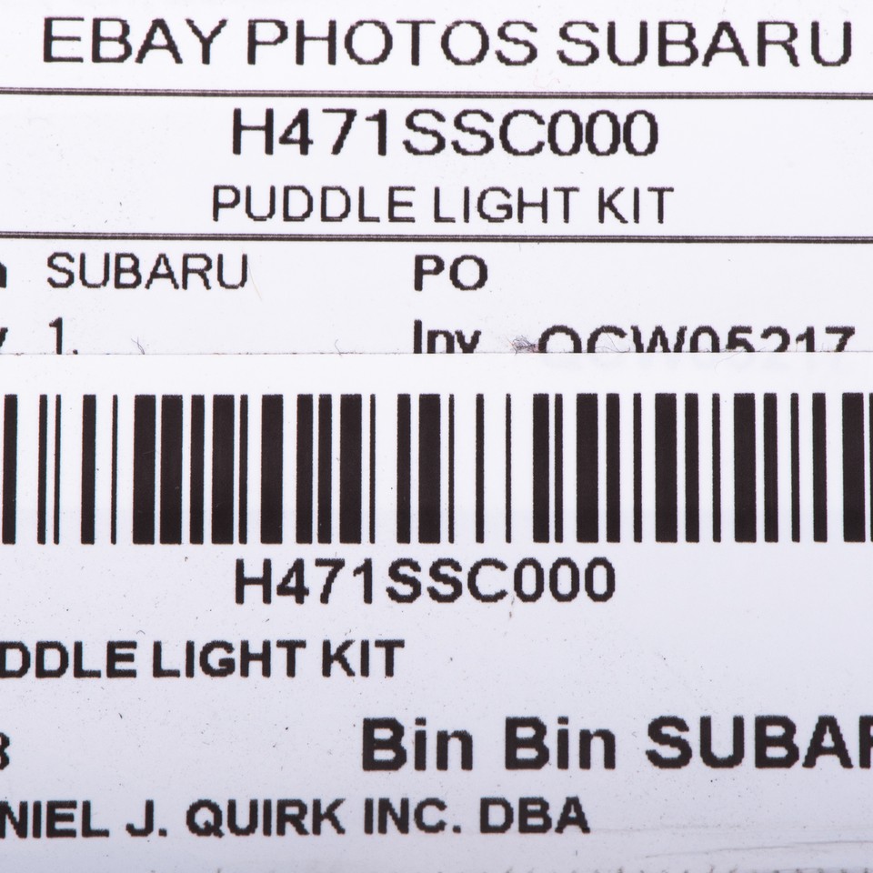 OEM 2009-2013 Subaru Forester Puddle Light Kit LED Hardware Included ...