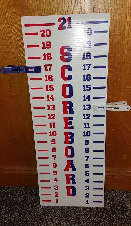 Scoreboard Score Keeper Decal USA Cornhole Ladder Ball Sports Teams ...