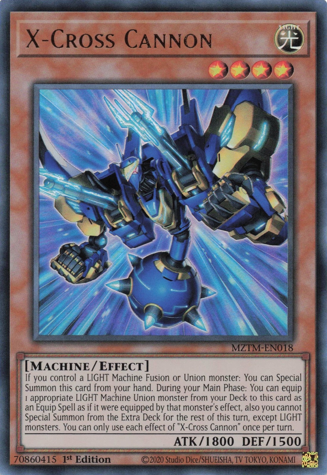 Yugioh MZTM-EN018 - X-Cross Cannon - Ultra Rare | eBay UK