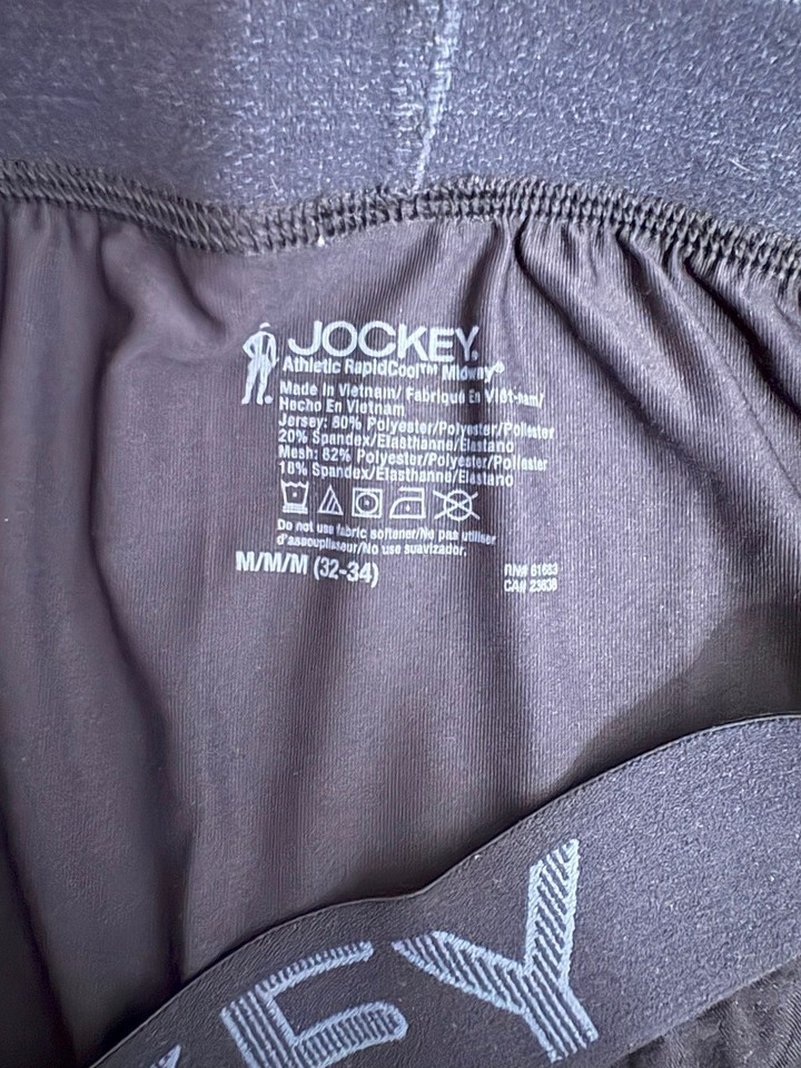 Men's Jockey Mesh Compression Shorts Undergear Size Medium | eBay