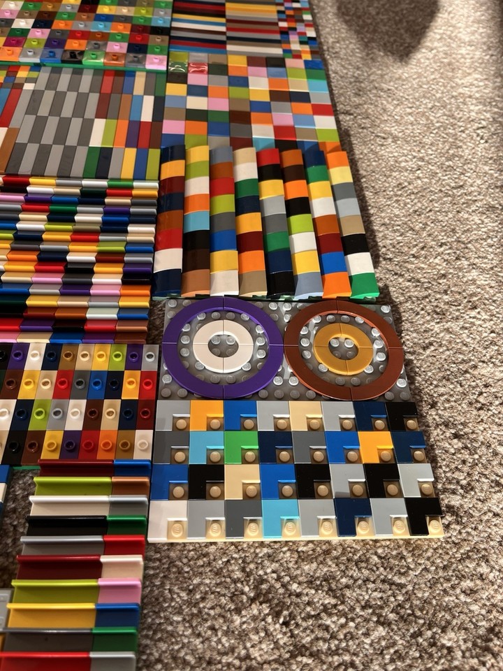 Lego Tiles Bricks, Flat Tiles Bundle Job Lot Mixed Colours | eBay UK