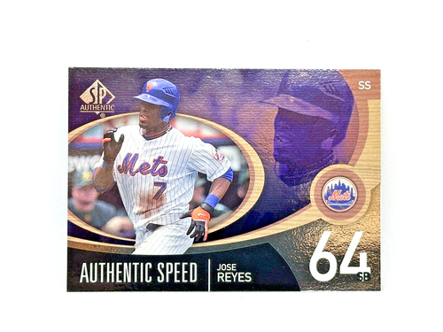 2007 SP Authentic Authentic Speed Jose Reyes #AS30 New York Mets | eBay