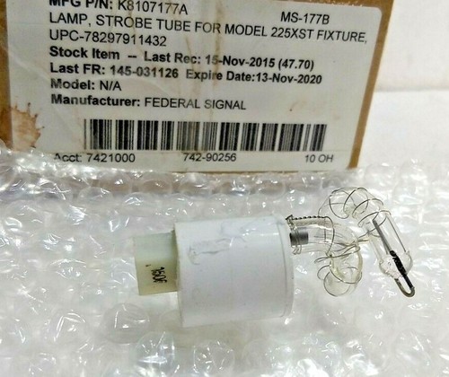 FEDERAL SIGNAL K8107177A Strobe Tube Lamp for 225XST Fixture | eBay ...