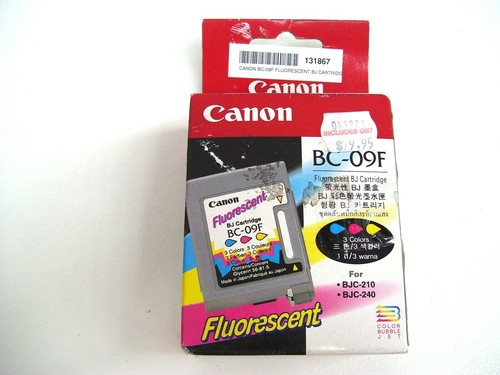 CANON BC-09F INK BJC-210 BJC-240 CARTRIDGE FLUORESCENT BJ INKJET ...