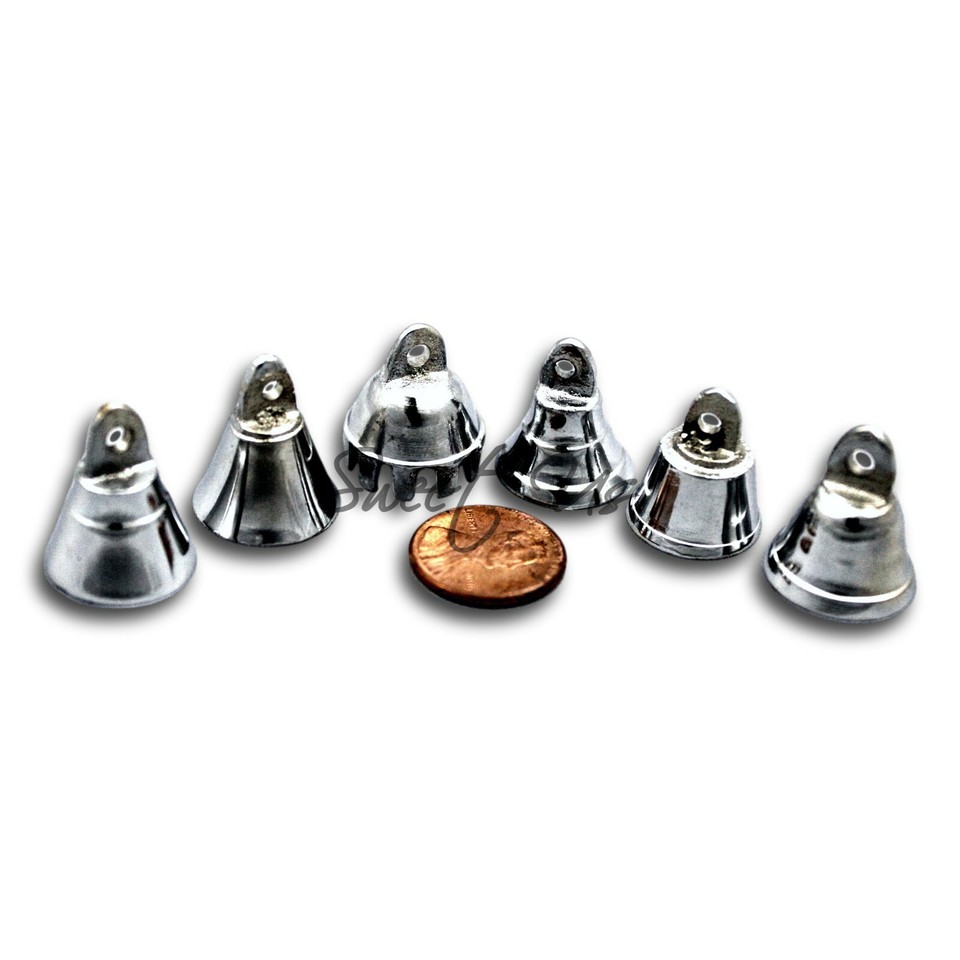 Brass Bells One Dozen Chrome Plated Wedding, Motorcycle Bell Christmas ...