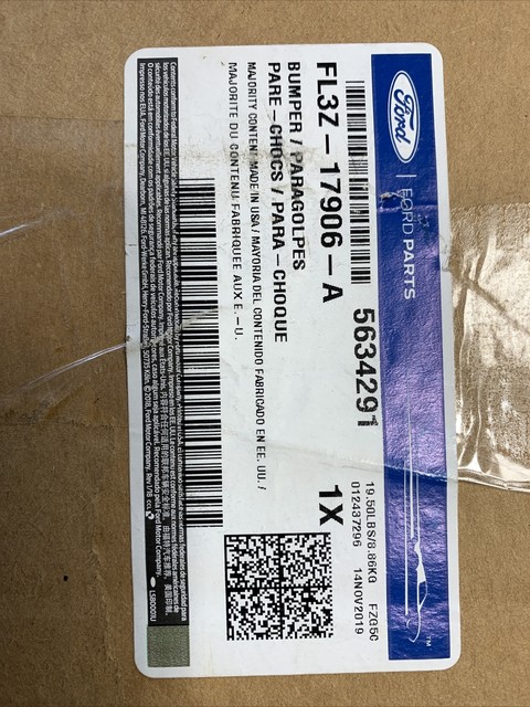 2015-2017 Ford F-150 Chrome Rear Bumper w/o sensor holes OEM FL3Z-17906 ...