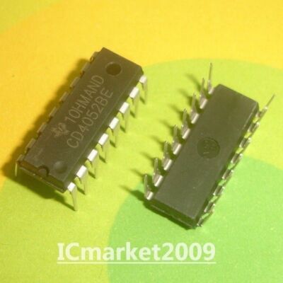 50 PCS CD4052BE DIP-16 CD4052 Analog Multiplexers/Demultiplexers Chip IC #D7* | eBay.de