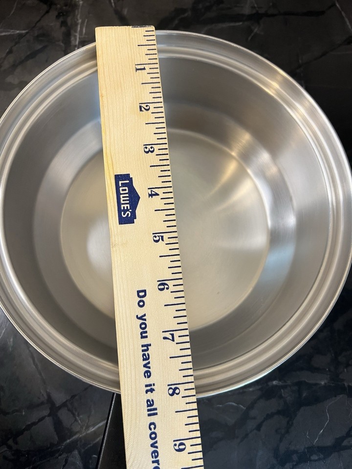 InKor 5-Ply Multi Core Stainless Steel Cookware Pans Lids USA Made 8 ...
