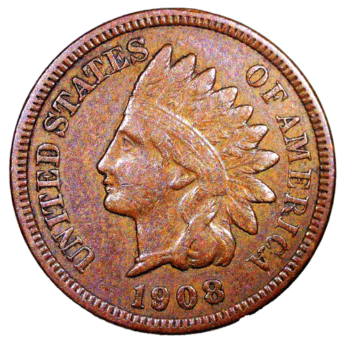 1908 Indian Head Penny..... Nice Detailed Coin..... 7-7-1 | eBay