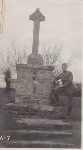 WW1 AEF 37th Engineer Soldier Cross Argonne 1918 - Original Photo | eBay