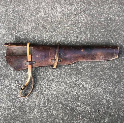 WWII US BOYT 1942 M1 Garand Leather Gun Scabbard Jeep or Motorcycle 42 ...