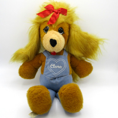Henry The Dog Girlfriend CLARA Plush Animal Fair 19" Stuffed Vintage ...
