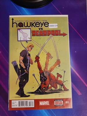 HAWKEYE VS. DEADPOOL #3 MINI HIGH GRADE MARVEL COMIC BOOK CM30-114 | eBay