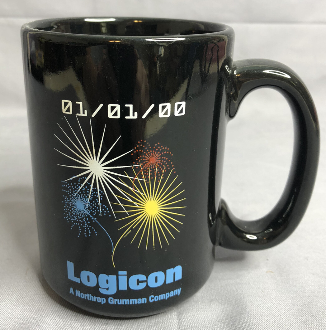 Northrop Grumman Logistics Millennia Ceramic Mug Black Used Excellent ...