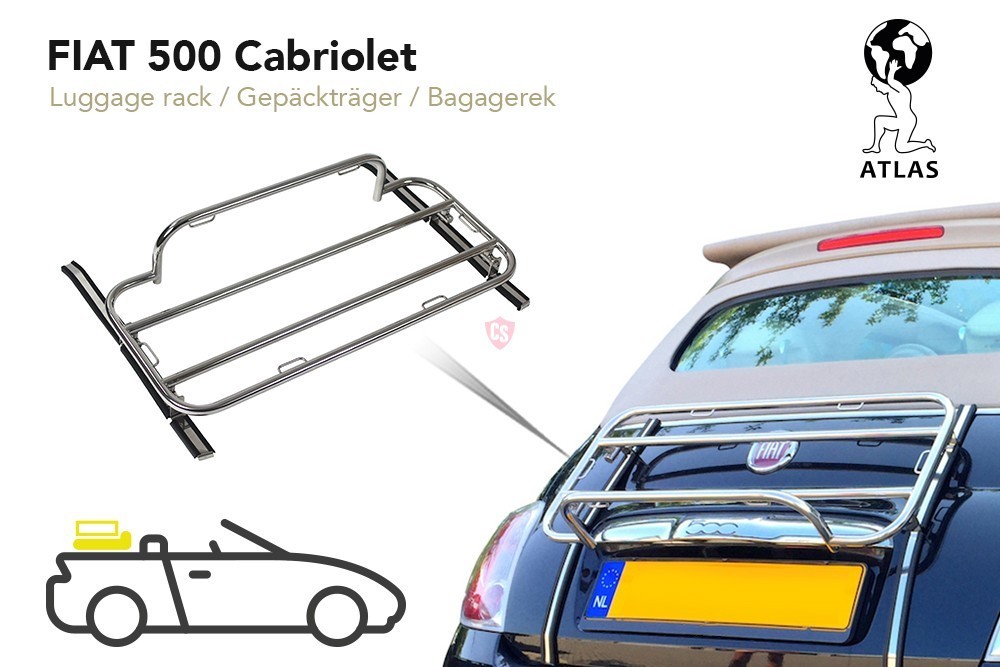 Fiat 500C Luggage Rack 2012-On - Trunk Carrier - Tailormade | eBay