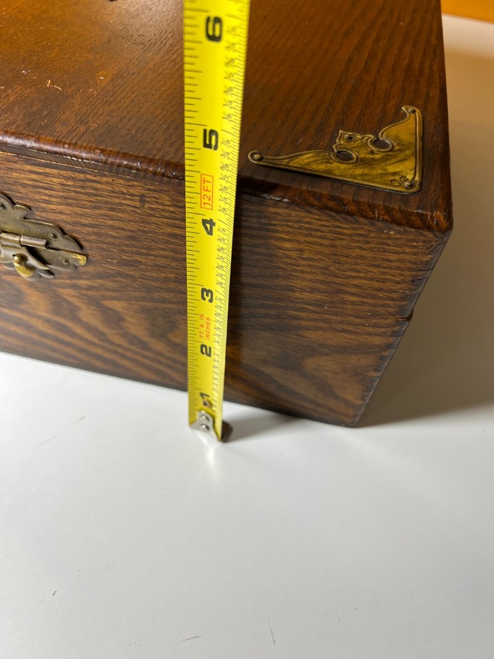 Antique Wood Wooden Priest's Sick Call Last Rites Anointing Viaticum ...