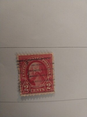 Very Rare George Washington Red Two 2 Cent Postage Stamp | eBay