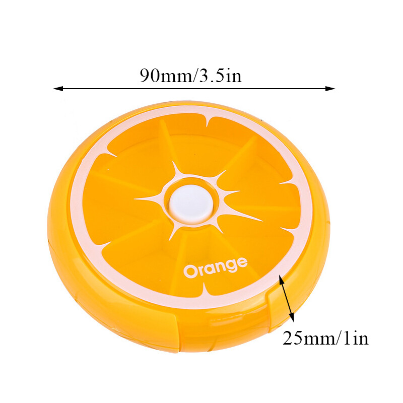 Weekly 7Day Pill Organiser Case Box Tablet Medicine Dispenser Holder ...