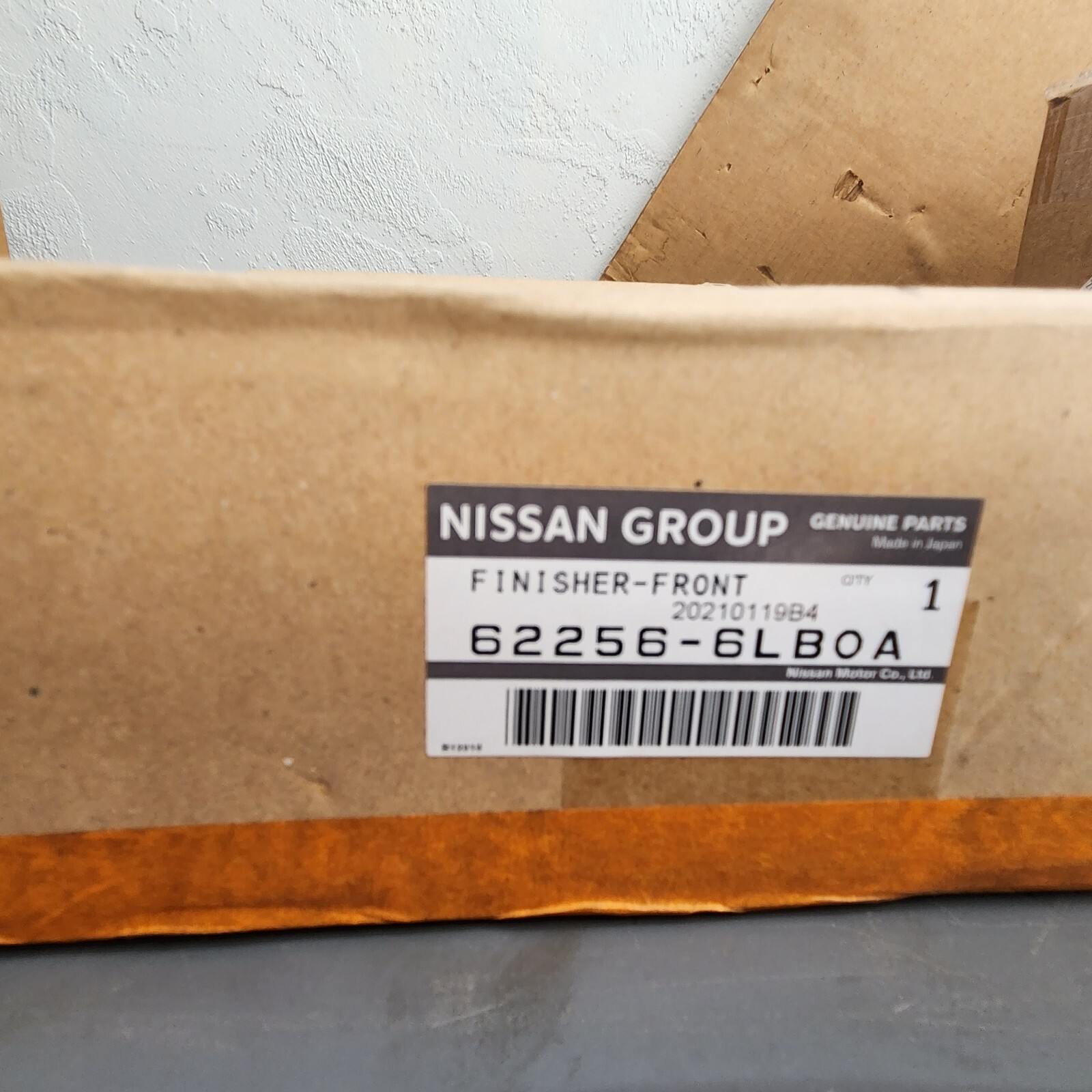 Genuine Nissan Finisher - Front Bumper 62256-6lb0a for sale online | eBay