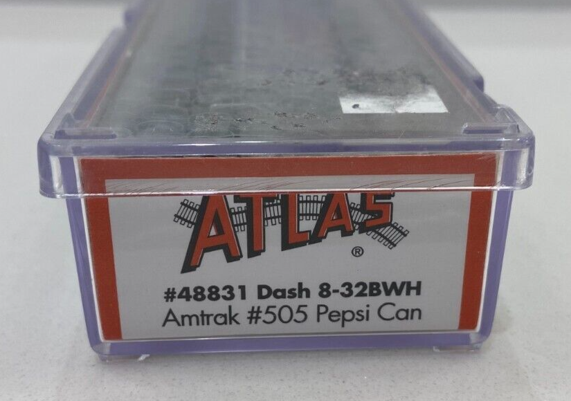 N Scale Atlas Dash 8-32 BWH AMTRAK Pepsi Can #505 NIB- DCC ready | eBay