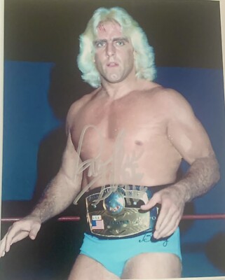 Ric Flair signed 8x10 Nature Boy WWE WCW NWA Wrestling | eBay