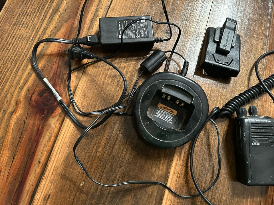 3X Motorola EX500 VHF 136-174 MHz 5W 16CH Two Way Radio AAH38KDC9AA3AN ...