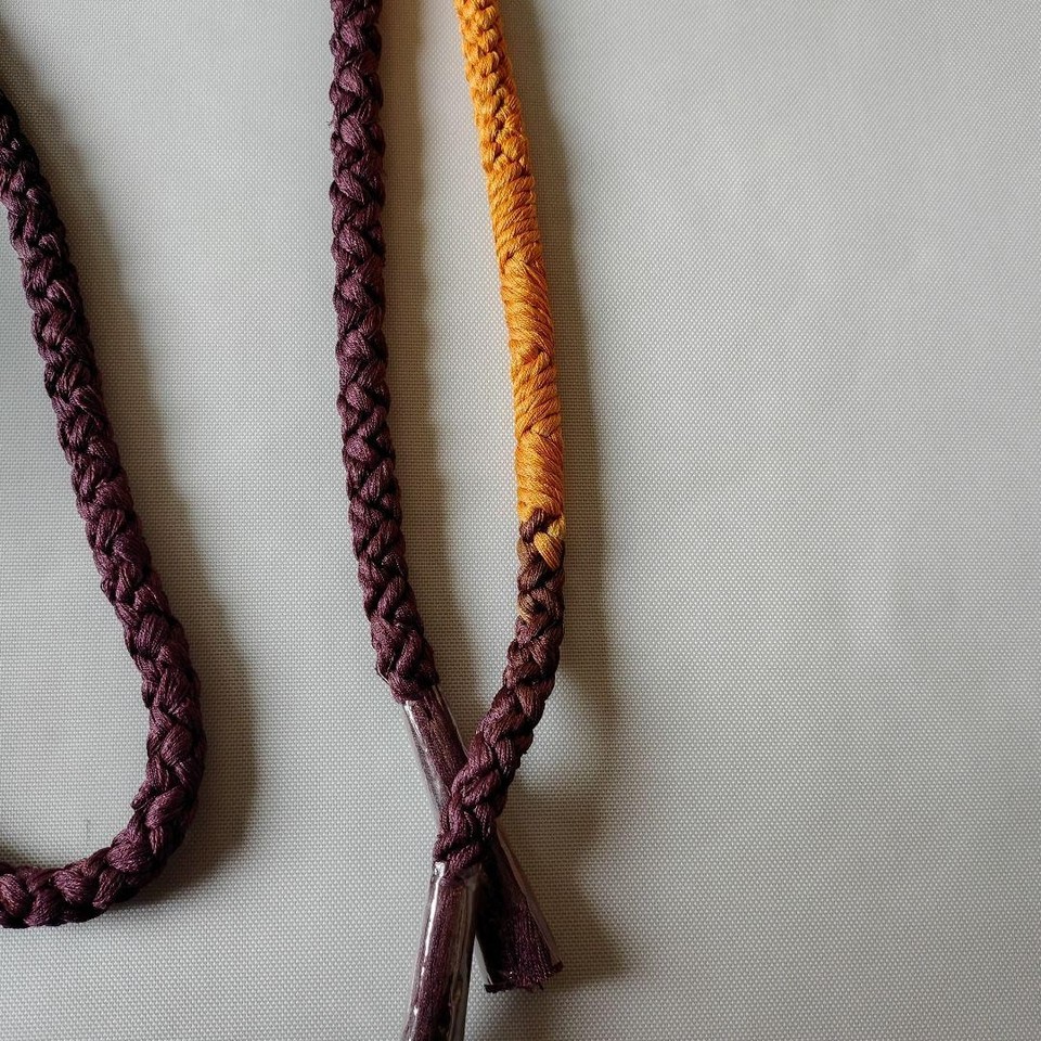 Pure Silk Hand-Knitted Obijime & Obiage Set, Traditional Japan, New | eBay