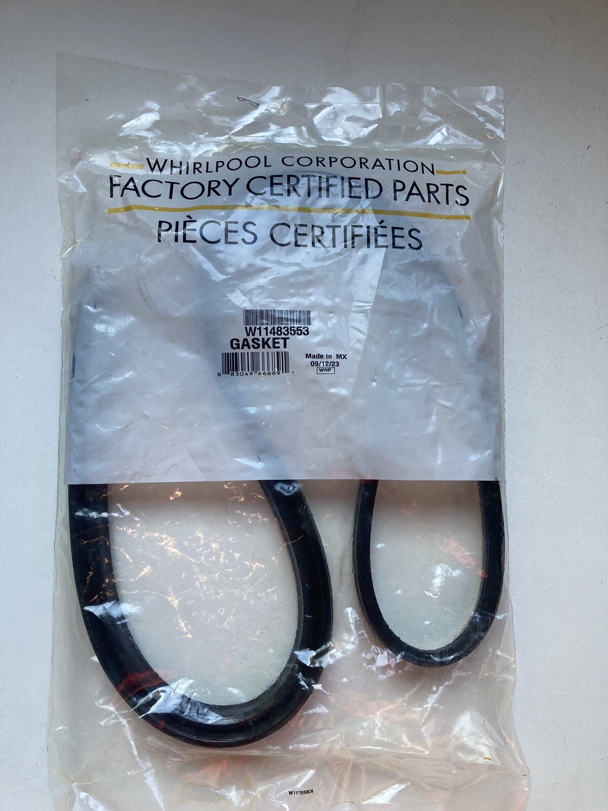 Maytag+Whirlpool+Dishwasher+Tub+Gasket+W11483553 for sale online | eBay