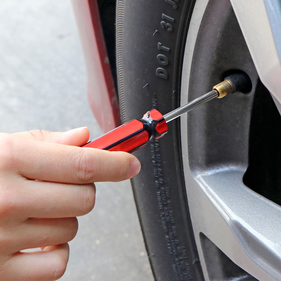 3x Tire Tube Installer Repair Tool Car Auto Screwdriver Valve Stem Core ...