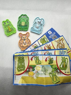 Kinder Surprise Toys Figurines Go move 2016/2017 FS Series Frog Rabbit ...