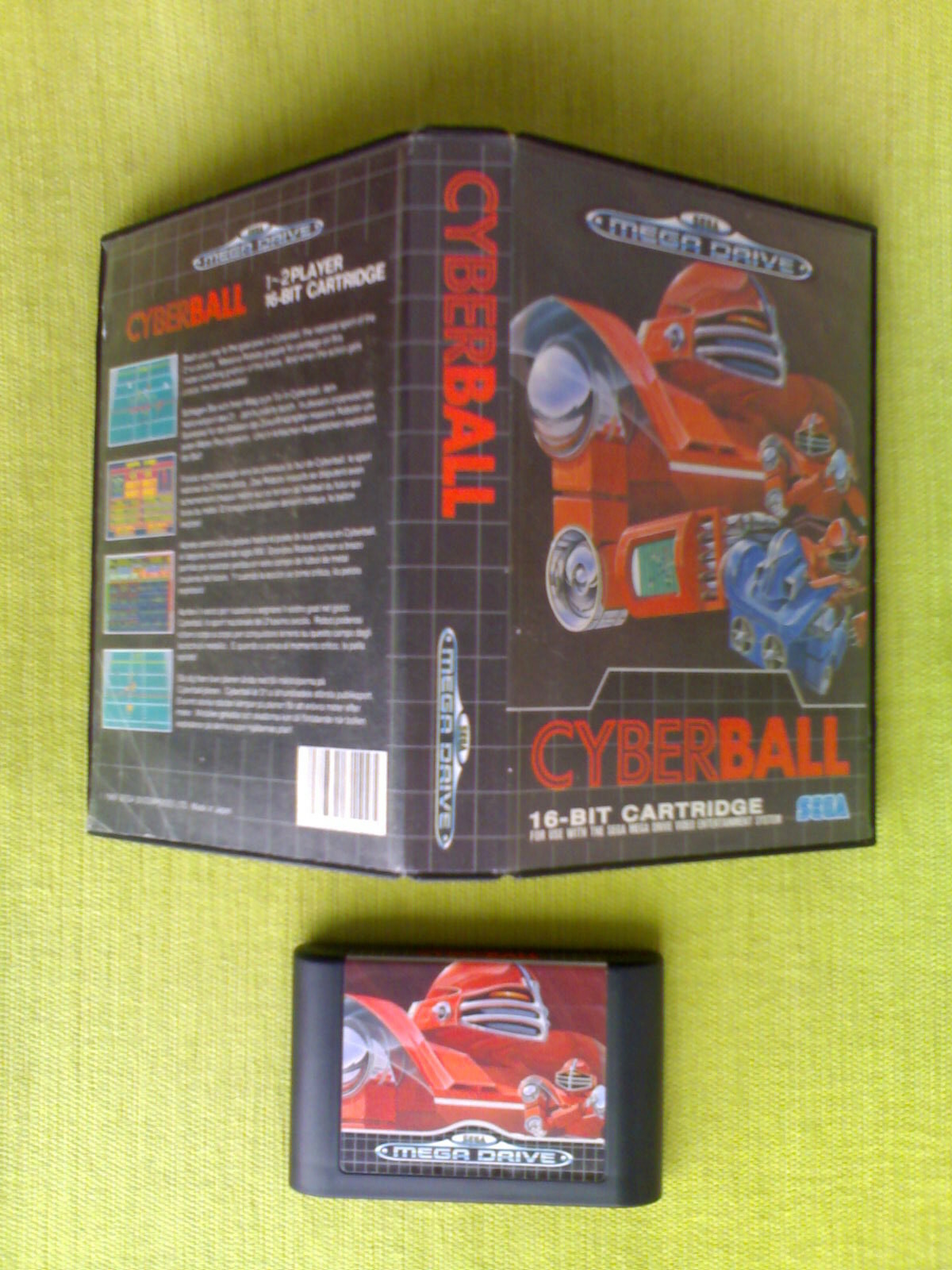 Videogame CYBERBALL Sega Mega Drive Megadrive Genesis Pal Version | eBay