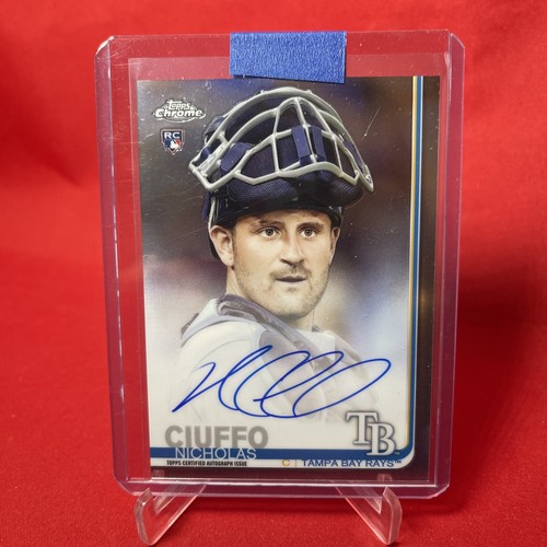 2019 Topps Chrome Nicholas Ciuffo RC Rookie Card Auto Autograph #RA-NC ...