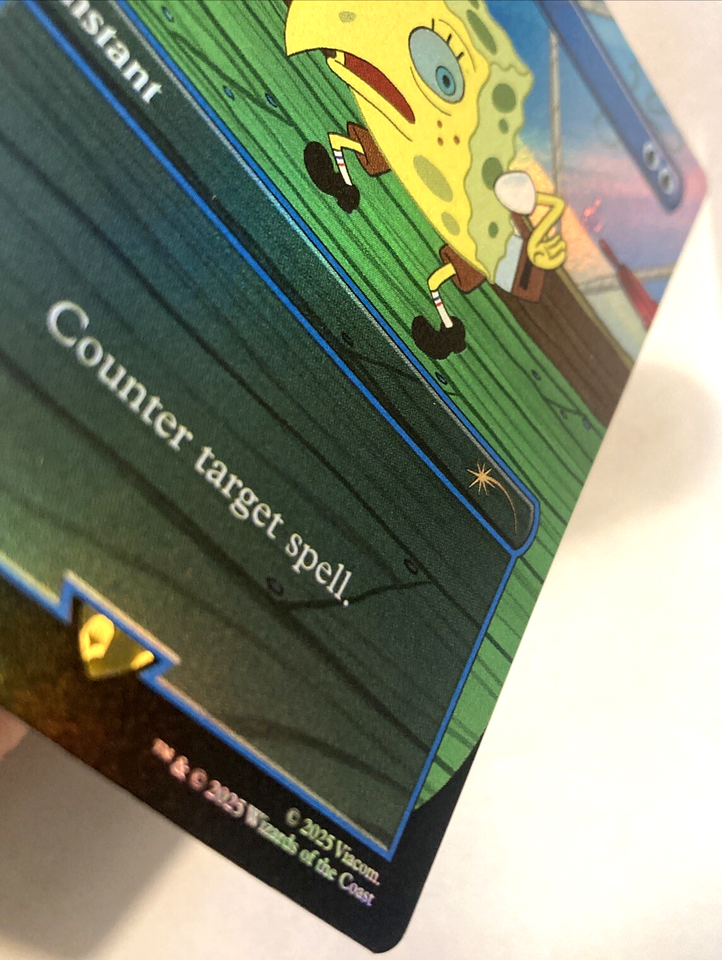 MTG Counterspell RAINBOW FOIL Secret Lair x SpongeBob 1933 NM | eBay