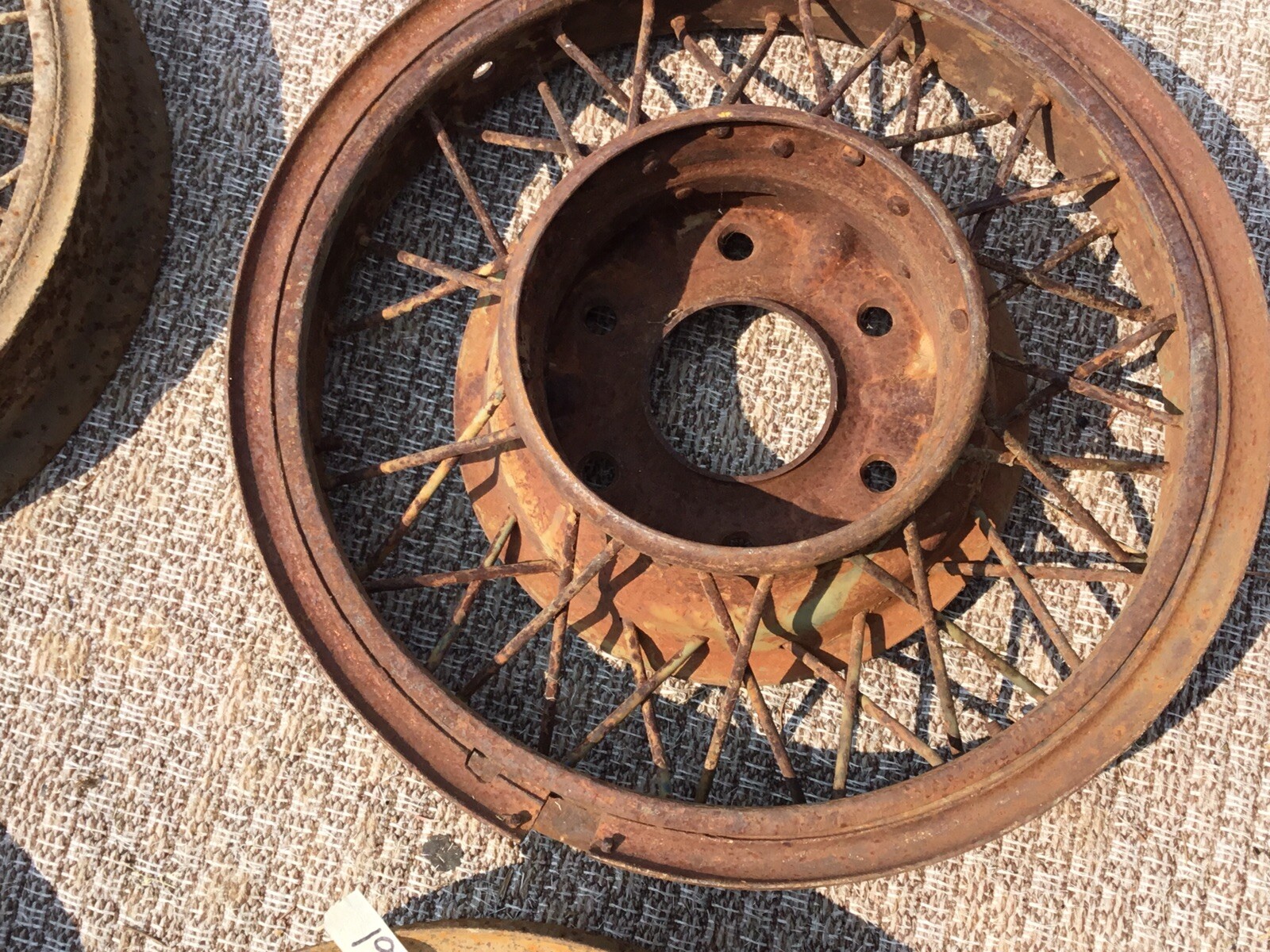 Vintage Wire Wheel 19”- 1920’s 1930’s - 6 Lug. | eBay