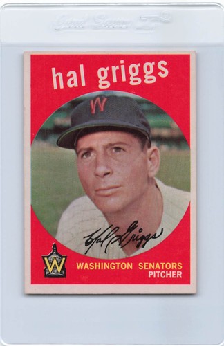 1959 Topps #434 Hal Griggs Senators NM *7544 | eBay