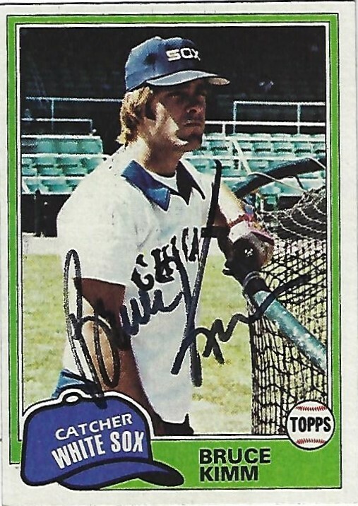 Autographed Signed 1981 Topps #272 Bruce Kimm Chicago White Sox | eBay