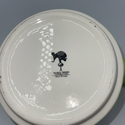 Global Design St Patrick Kate Williams Shamrock Irish Teapot with ...