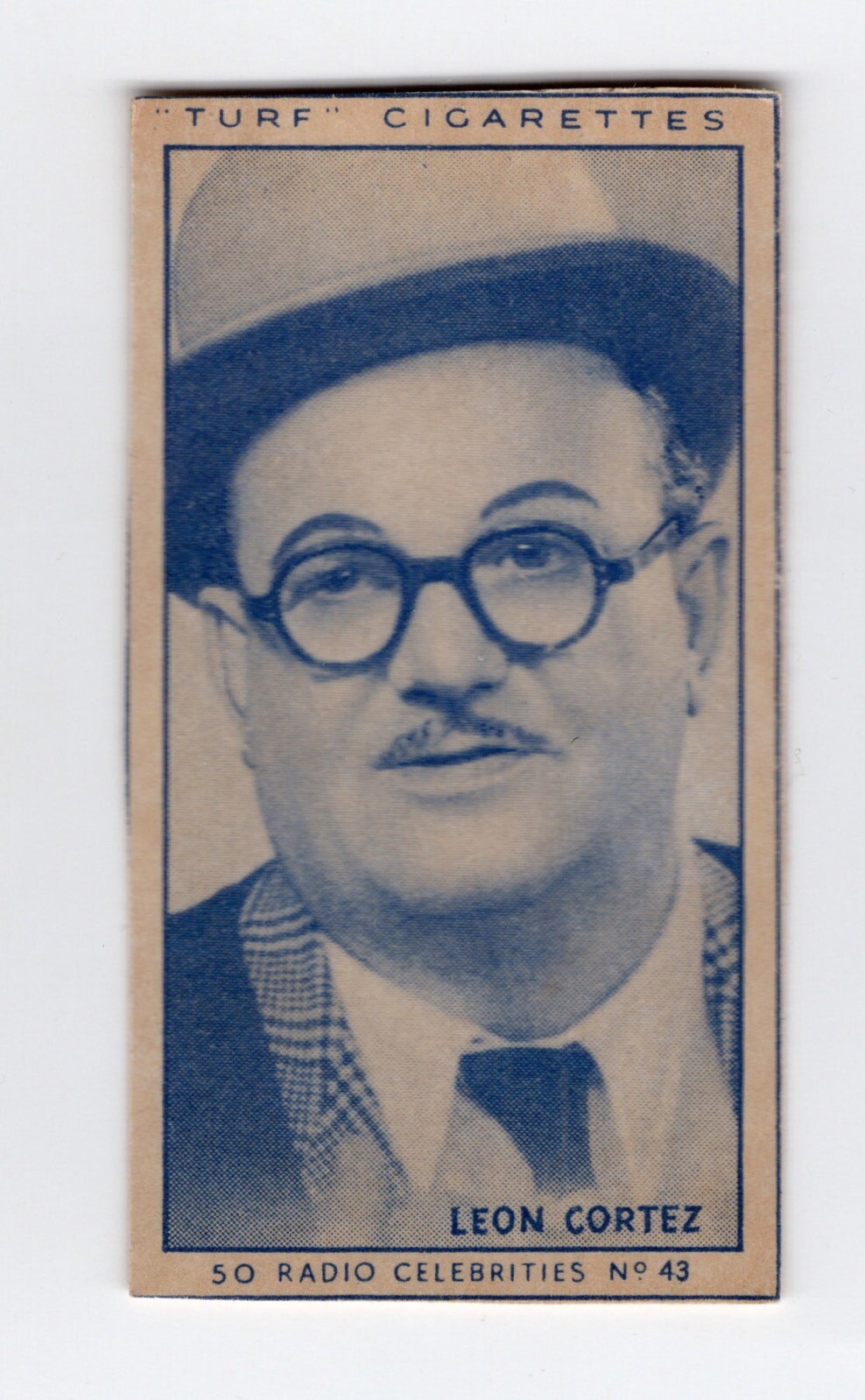 Radio Celebrities Cigarette Cards 1947. #43 Leon Cortez | eBay