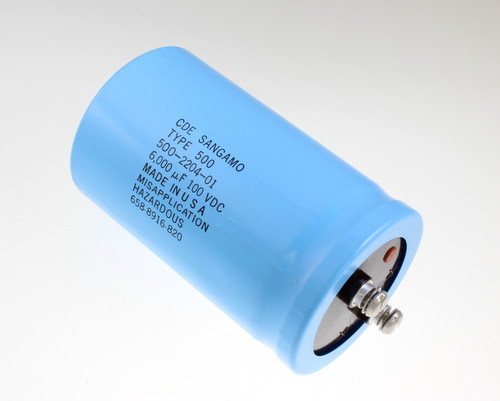 6000uF 100V Large Can Electrolytic Aluminum Capacitor 100VDC 6000mfd ...