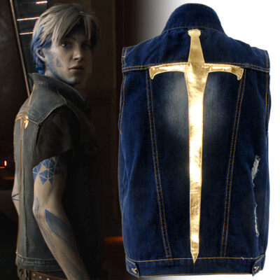 Movie Ready Player One Parzival Cosplay Costume Denim Vest Daily Coats ...
