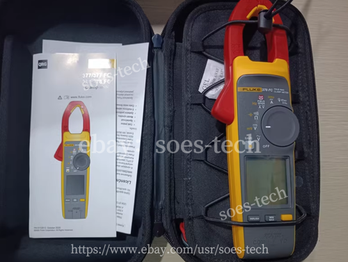 Fluke 378 FC Non-Contact Voltage True-rms AC/DC Clamp Meter iFlex 3 ...