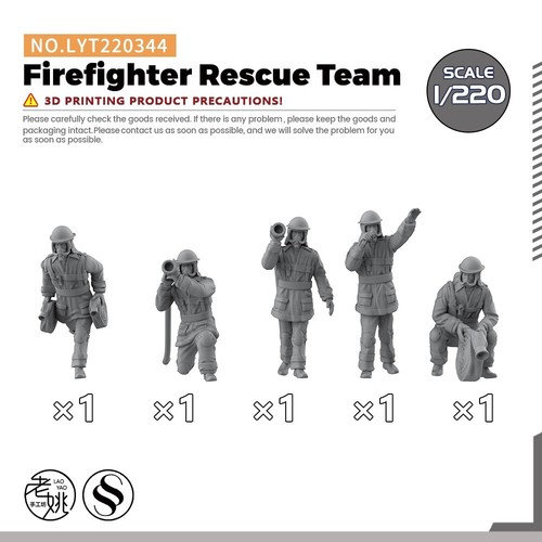 Z Scale Railroad Track Accessory Props Diorama Scenery Firefighter ...