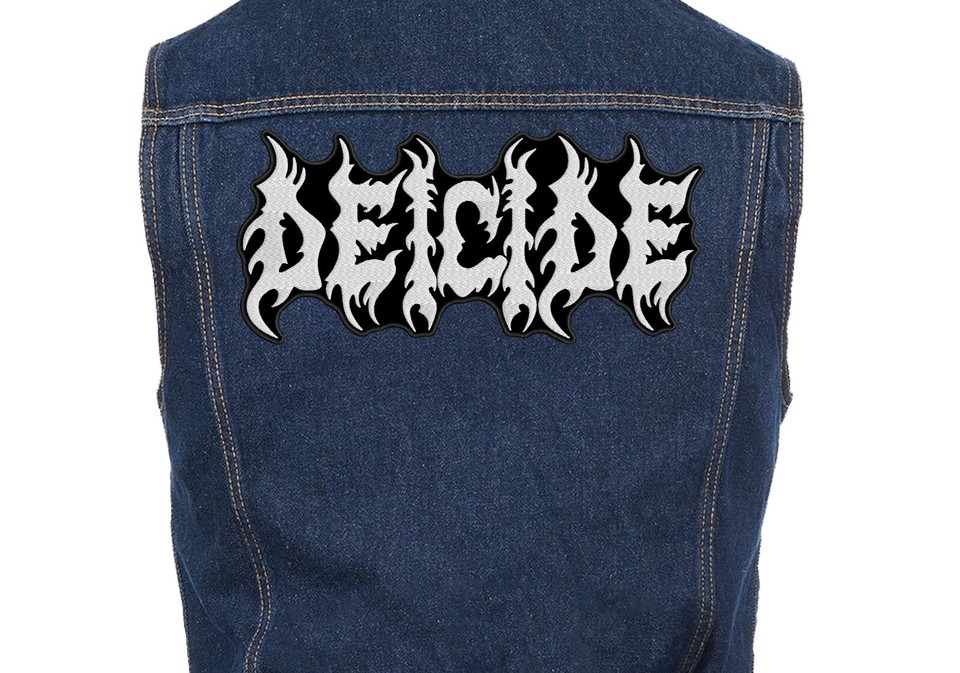 Deicide embroidered BACK patch. Sew On patch. Death metal. | eBay