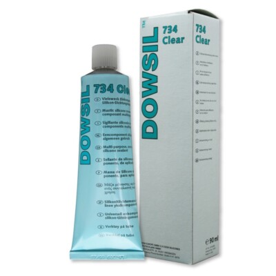 Dowsil 734, fließfähiger Silikonkleb- & Dichtstoff, 1K-RTV-Silikon ...