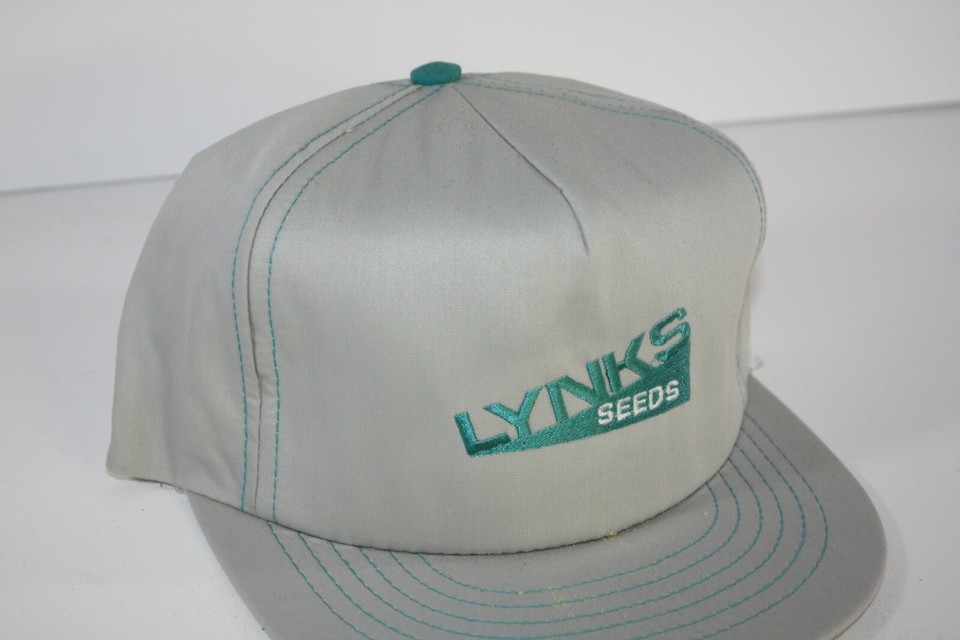 Vtg LYNKS Seeds Hat Swingster Made in USA Farmer Farming Seed Company ...