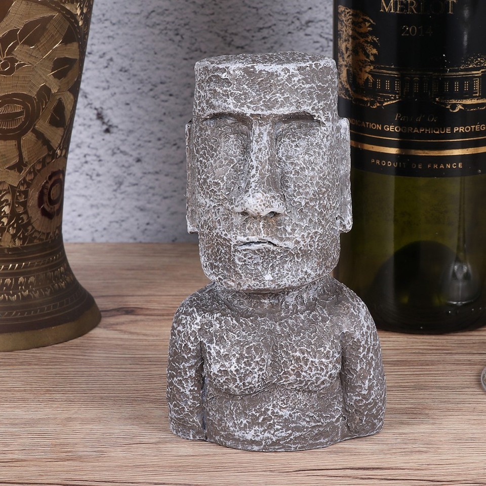 Resin Moai Stone Statue Design Bottle Opener Creative Lifter Beer ...