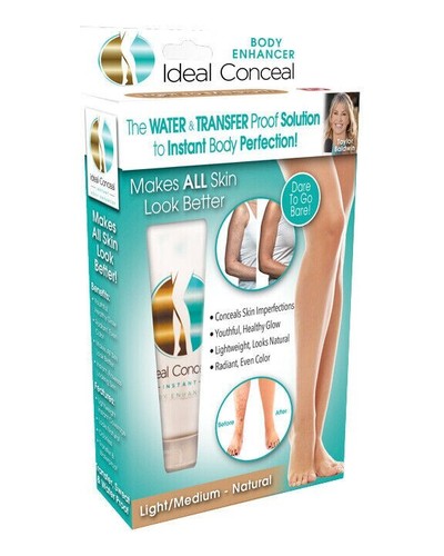 IDEAL CONCEAL~ Instant Body Enhancer LIGHT MEDIUM Natural Makeup Cream ...