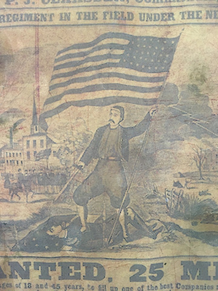 American Civil War Poster Print Old Vintage Replica Enlistment Poster ...